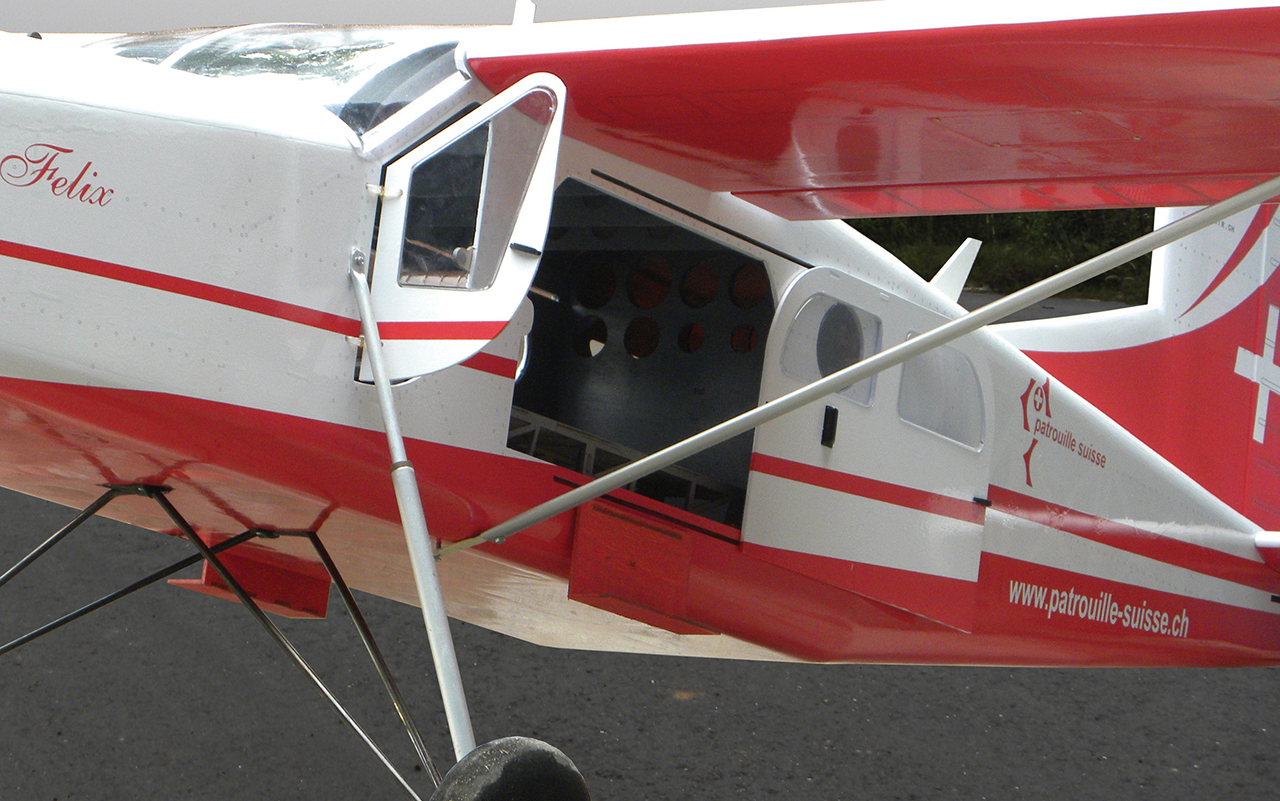 Samolot Pilatus PC-6 (klasa 26-30cc EP-GP)(wersja szwajcarska) - VQ-Models