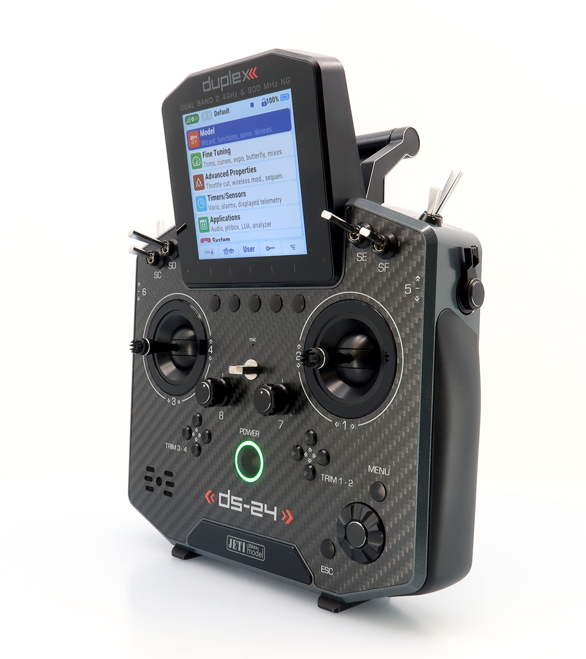 Aparatura - Jeti Model DS-24 II Carbon Line Gray 2,4GHz Duplex